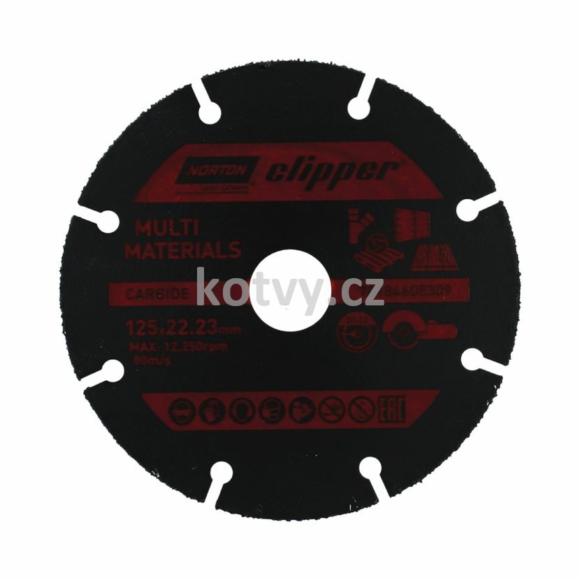 Kotouč na dřevo a plast do úhlové brusky 125mm